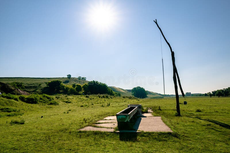 Sunny day in country side stock image. Image of heat - 153406325