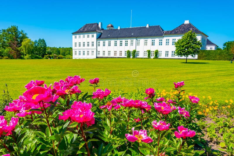Sunny Day at Gr??sten Palace in Denmark Stock Photo - Image of building ...