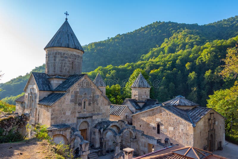 Sunny Day at Haghartsin Monastery Complex in Armenia Stock Image ...
