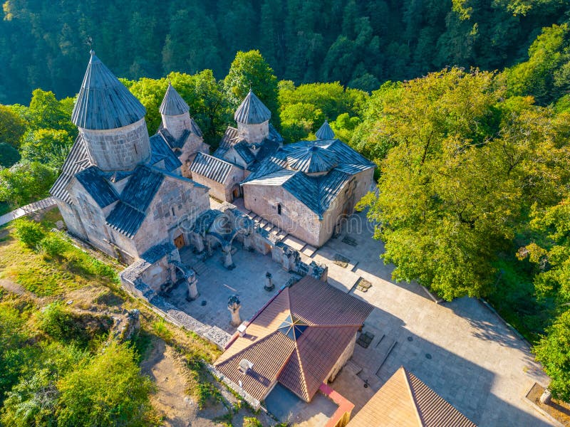 Sunny Day at Haghartsin Monastery Complex in Armenia Stock Photo ...
