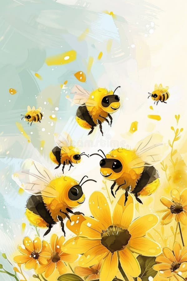 Sunny Day in the Meadow stock image. Image of colorful - 366752905