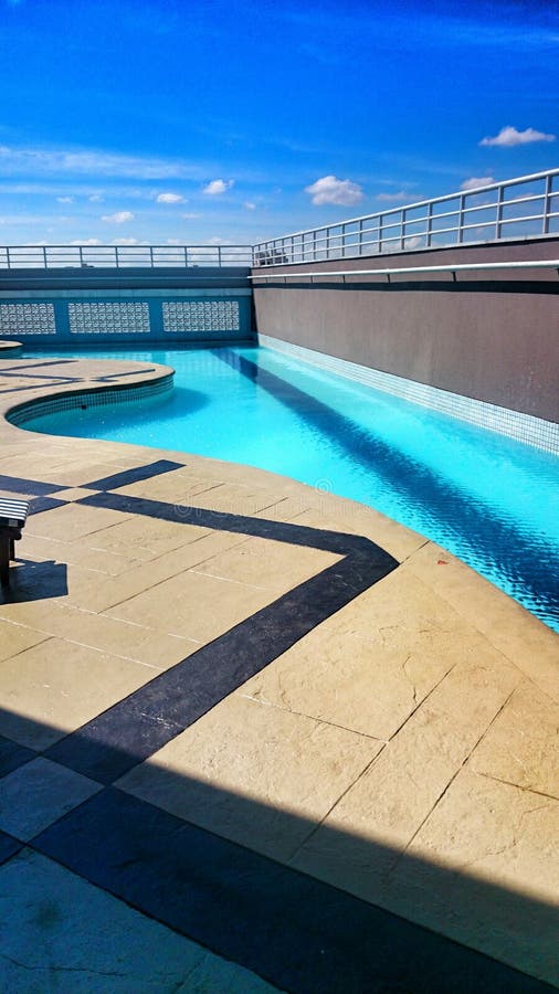 Sunny day stock image. Image of outdoor, pool, water - 78169193