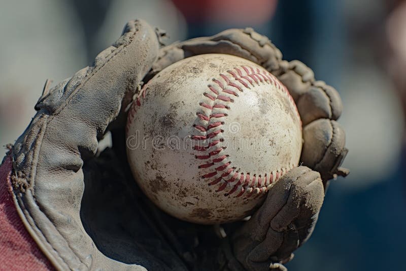 A Sunny Day Provides the Perfect Backdrop for a Baseball Player ...