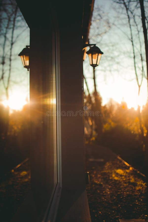 Sunny Day with Sunlight Streaming in through the Windows Stock Photo ...