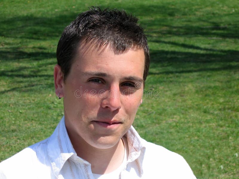 Sunny Disposition stock photo. Image of brunette, handsome - 139256