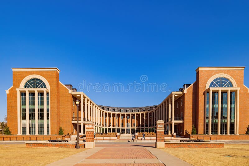 Sunny Exteior View of the Campus of Oklahoma State University Editorial ...