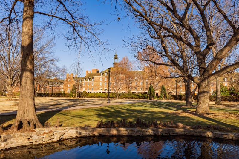 Sunny View of the Botanic Garden of Oklahoma State University Stock ...