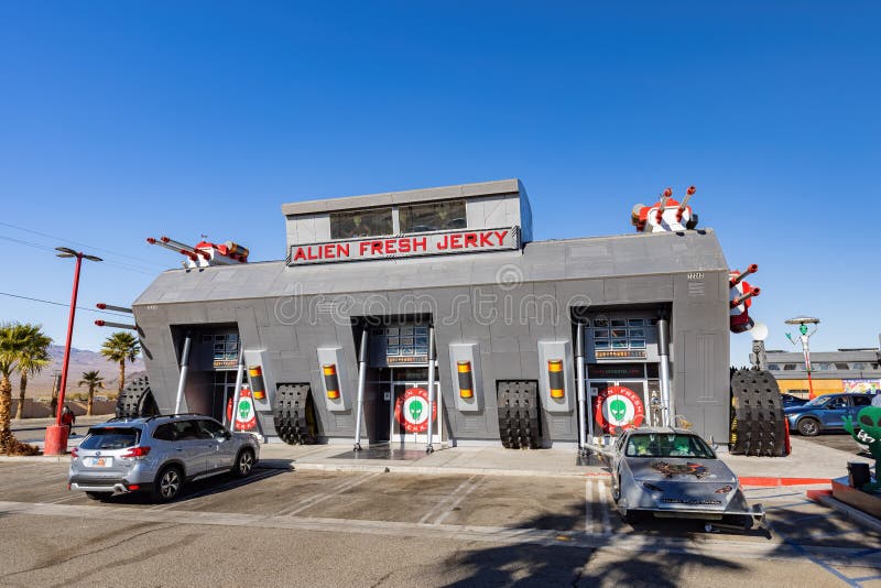 Sunny Exterior View of the Alien Fresh Jerky Editorial Image - Image of ...