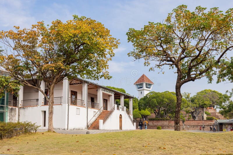 Sunny Exterior View of the Anping Old Fort Editorial Photo - Image of ...