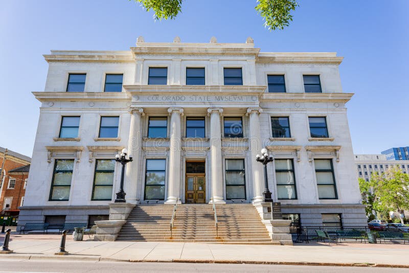 Sunny Exterior View of the Colorado State Museum Editorial Stock Photo ...