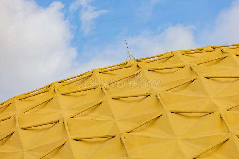 Sunny Exterior View of the Gold Dome Stock Photo - Image of exterior ...