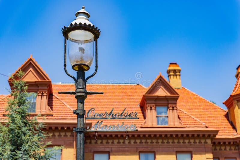 Sunny Exterior View of the Henry Overholser Mansion Editorial Stock ...