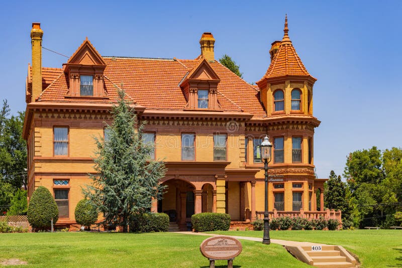 Sunny Exterior View of the Henry Overholser Mansion Editorial Stock ...