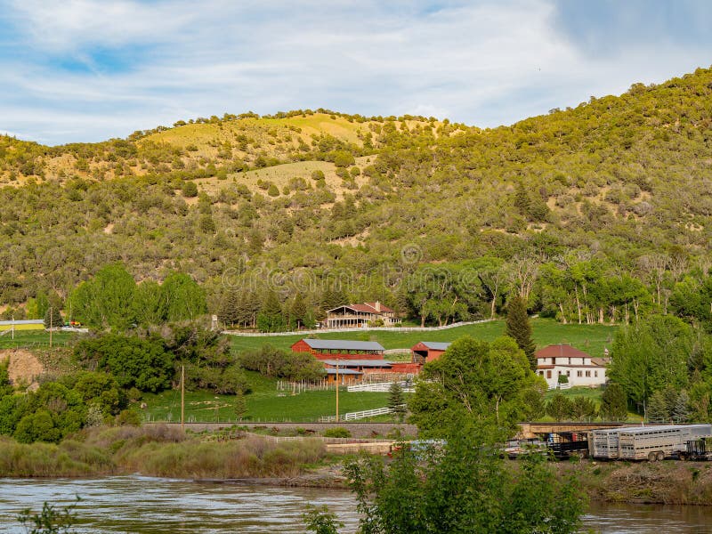 Sunny Exterior View of the High Canyon Adventures Stock Photo - Image ...
