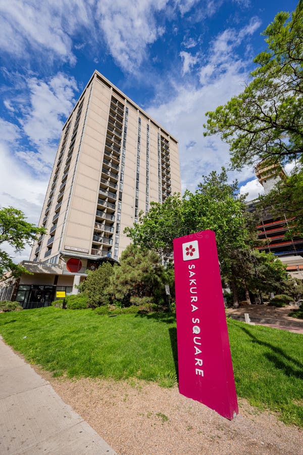 Sunny Exterior View of the Sakura Square Editorial Photography - Image ...