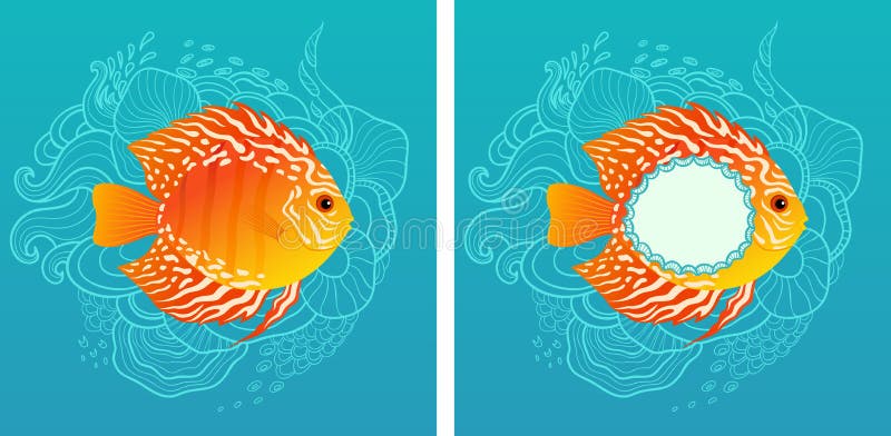 Set of tropical fish stock vector. Illustration of ocean - 20715940