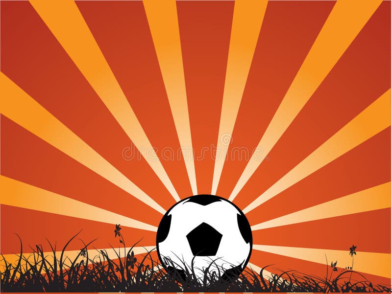 Football Vector Composition Stock Vector - Illustration of texture ...