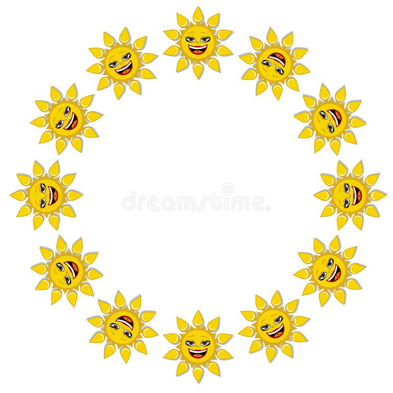 Sunny frame stock illustration. Illustration of wallpaper - 38937076