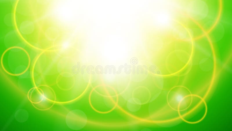 Sunny green background stock vector. Illustration of abstract - 49368778