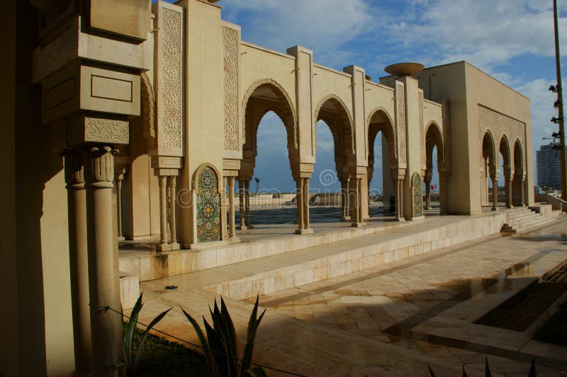 Mosque of Hassan II in Casablanca Stock Photo - Image of africa, square ...