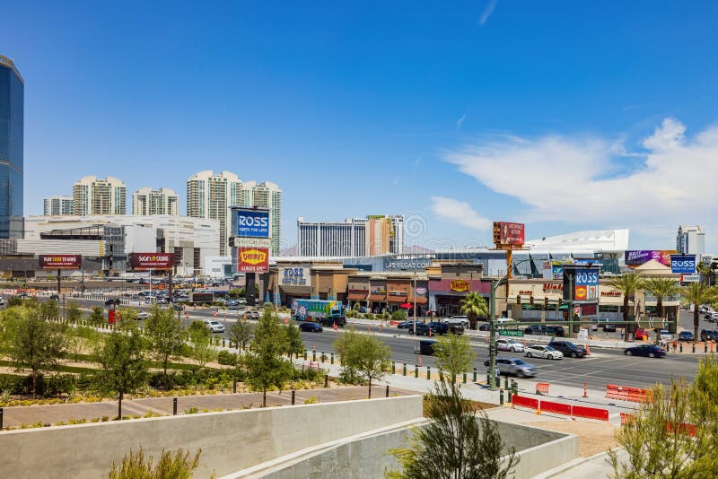 View of the Strip in Las Vegas Editorial Stock Photo - Image of stretch ...