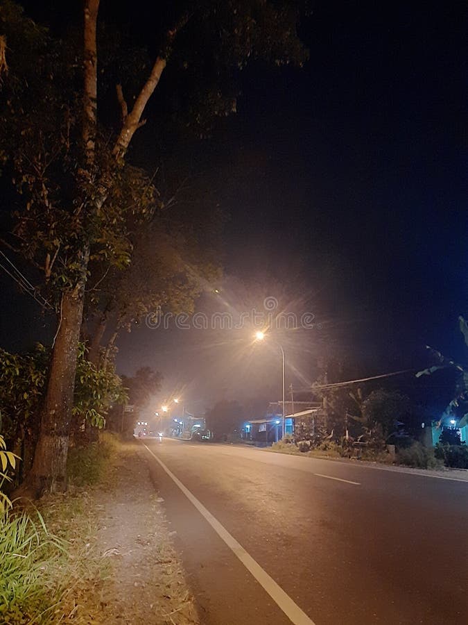 Sunny Highway Conditions at Night Stock Photo - Image of highway, sunny ...