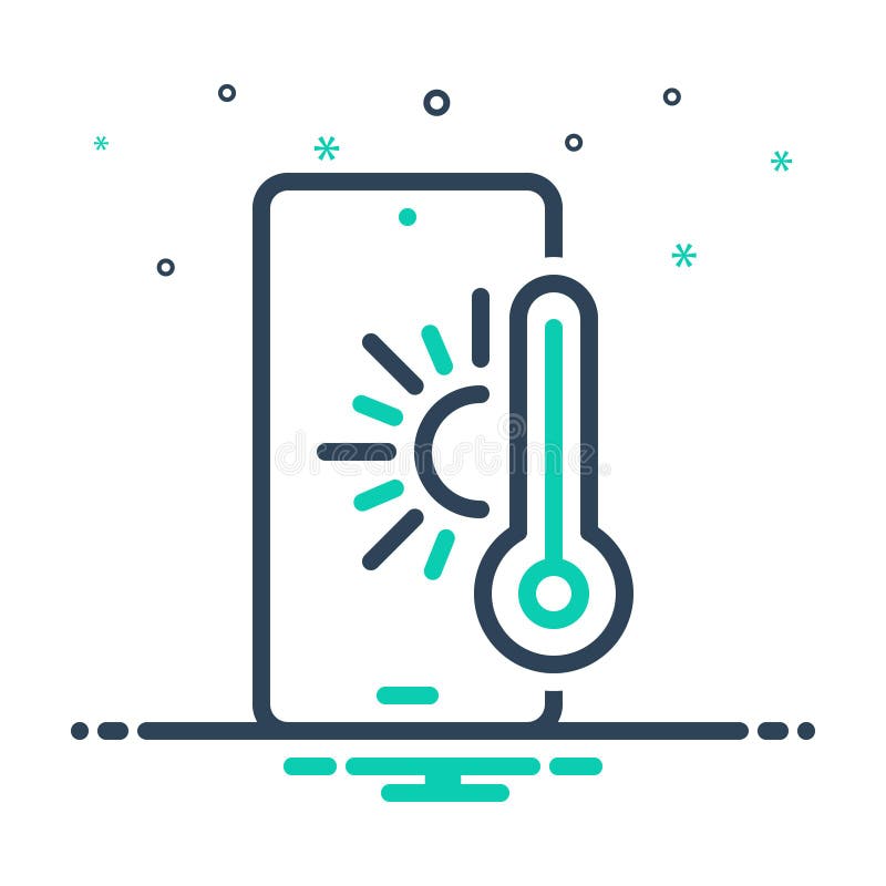 Mix Icon for Sunny, Ray and Bright Stock Illustration - Illustration of ...