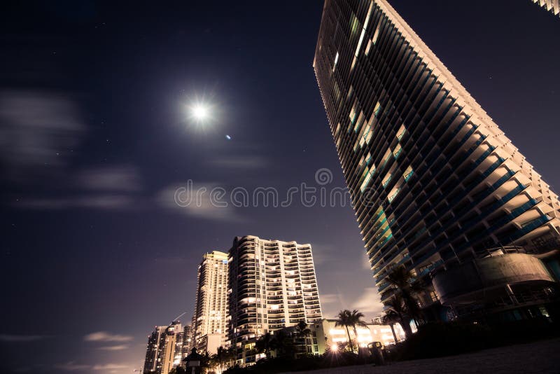 Sunny isles stock image. Image of beaches, city, stars - 96357197