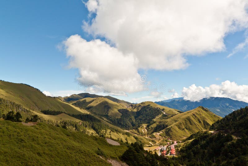 Sunny mountain view stock image. Image of hill, mountain - 41107087