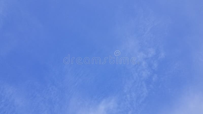 A Sunny and Not Cloudy Morning Sky without the Sun Stock Photo - Image ...