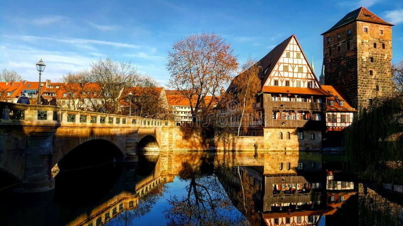 Sunny Nuremberg editorial stock photo. Image of baviera - 88079653