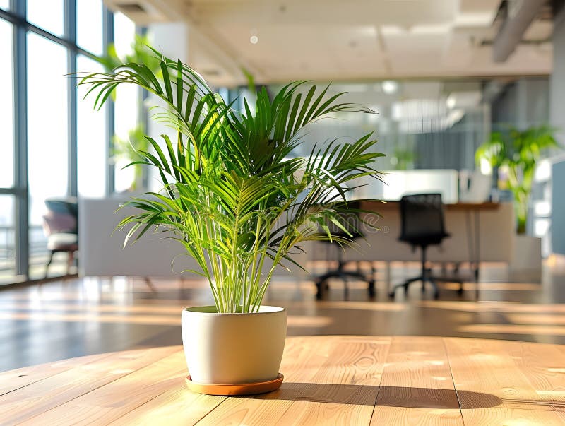 Sunny Office Plant Adds Natural Touch To Modern Office Stock ...