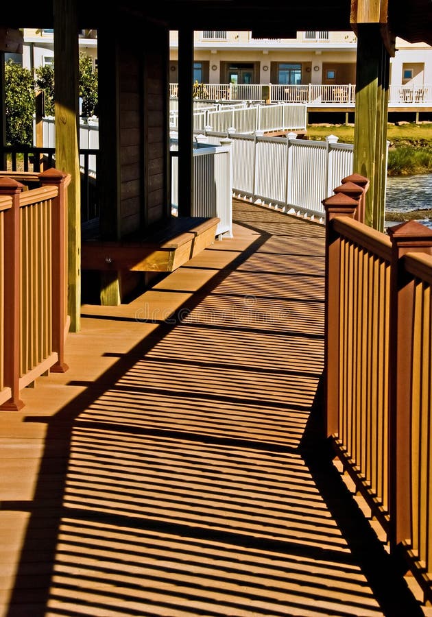 Wooden Railing Made of Old Wood Stock Image - Image of rail, hedge ...