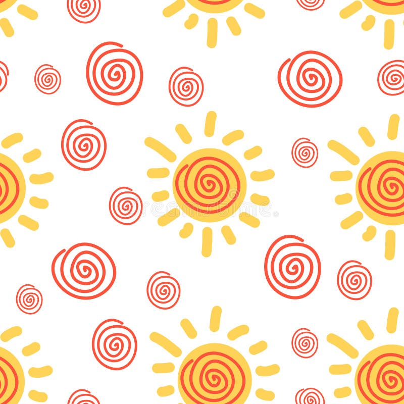 Sunny pattern stock illustration. Illustration of light - 101964170