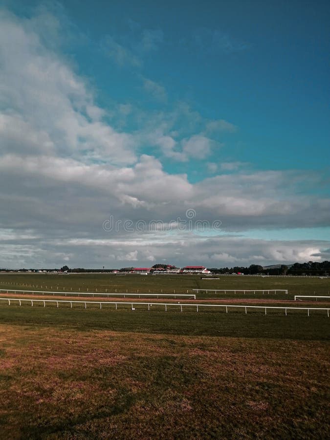 A sunny race day stock image. Image of prairie, flight - 257568319