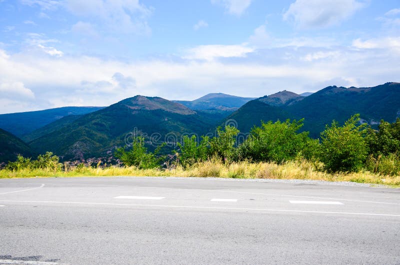 Sunny road stock image. Image of countryside, asphalt - 16471337