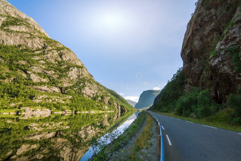 Sunny road field stock image. Image of landscape, field - 58770975