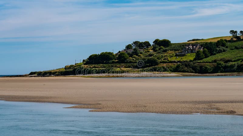 Sunny Sandy Coast of the Atlantic Ocean in Ireland. Irish Coast Stock ...