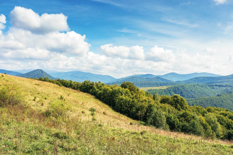 Sunny September Countryside in Mountains Stock Photo - Image of idyllic ...