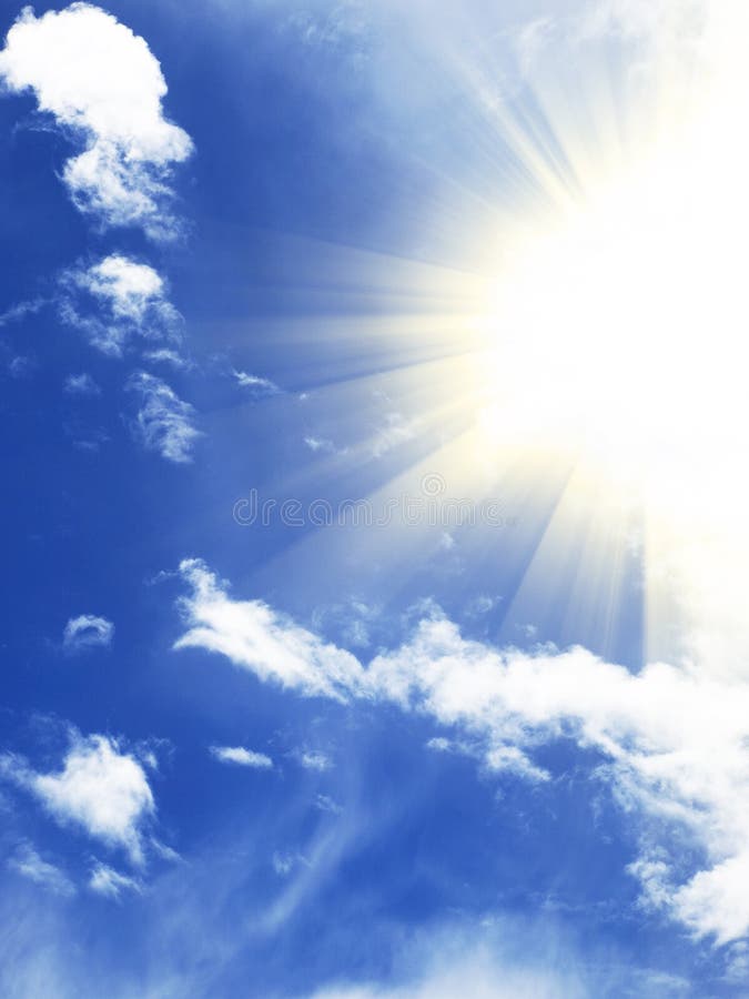 Sunny sky stock photo. Image of pure, paradise, place - 9517778