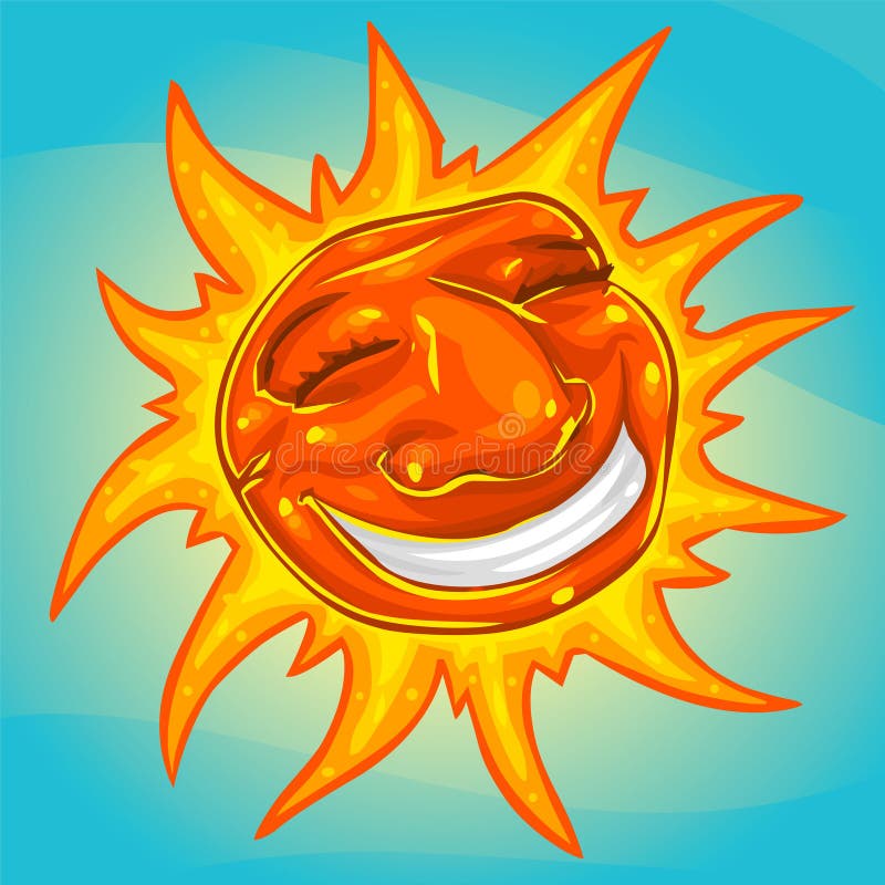 Sunny Smile stock illustration. Illustration of beaming - 7393965