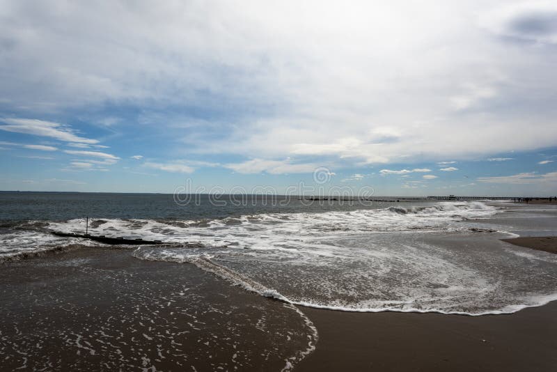 Sunny Spring Day on the Beach Stock Photo - Image of destination, kings ...