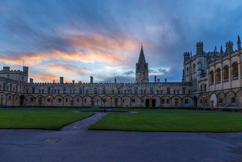 Sunny spring day in Oxford stock photo. Image of church - 69001480