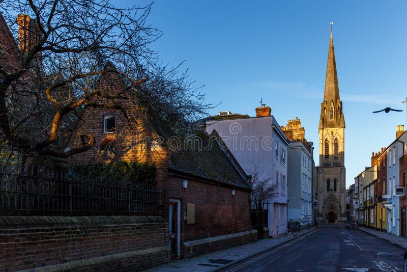Sunny spring day in Oxford editorial photo. Image of england - 69001821