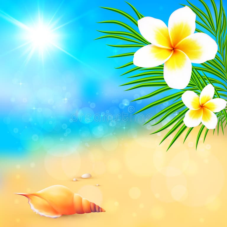 Beach Flowers Stock Illustrations – 54,693 Beach Flowers Stock ...