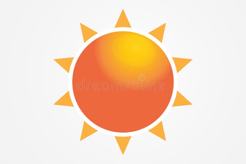 Tropical sun beach logo stock vector. Illustration of icon - 21623794