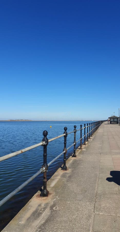 Sunny Summer Promenade stock photo. Image of ocean, vacation - 266628232