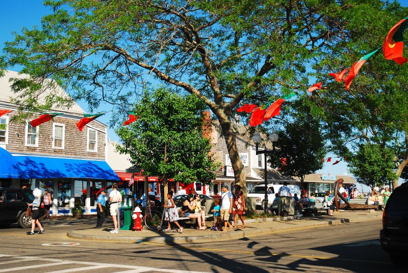 A Sunny Summerâ€™s Day in Provincetown, Cape Cod Editorial Stock Image ...