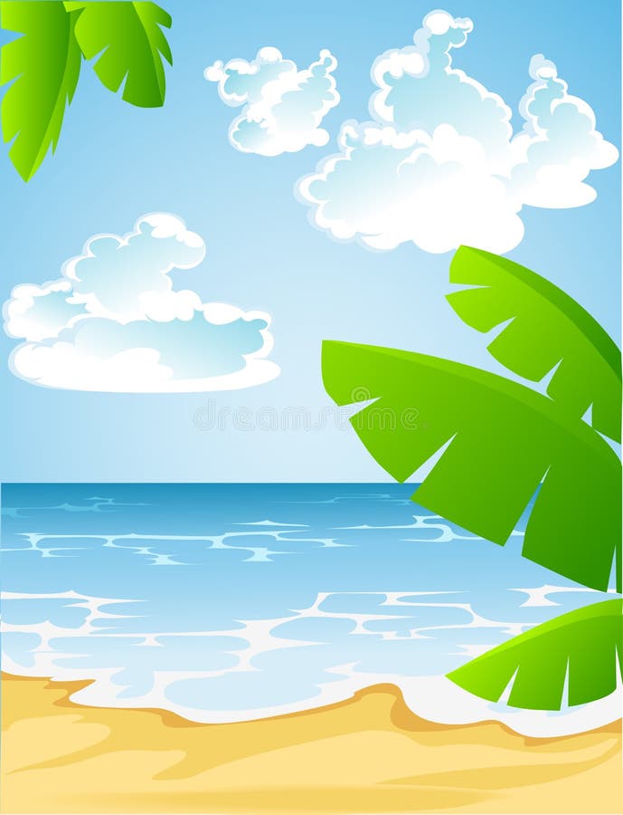 Cartoon Sandy Beach Stock Illustrations – 1,894 Cartoon Sandy Beach ...