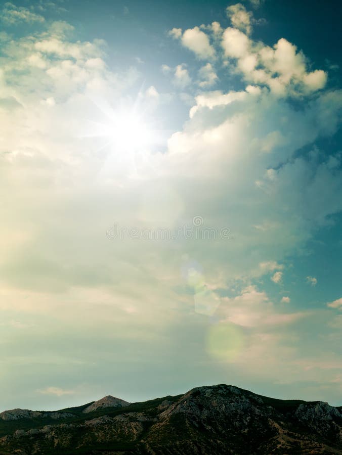 Sunny Valley in Ski Mountain Stock Image - Image of alps, ride: 1505429